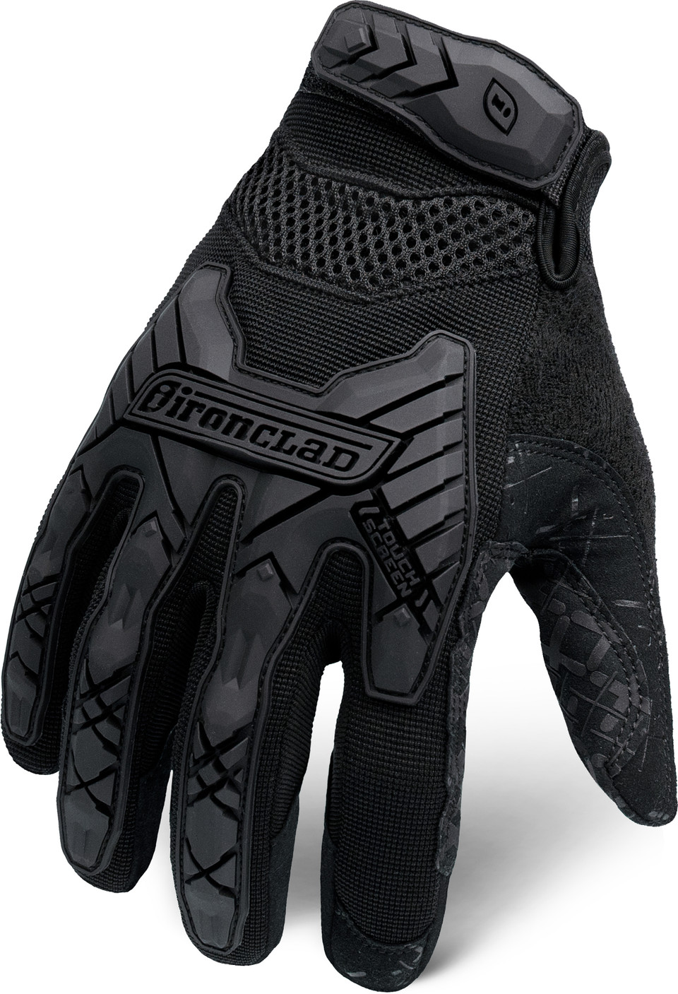 Ironclad EXOT-GIBLK-03-M, Exo Tactical Operator Grip Impact Glove, M, 1 ...