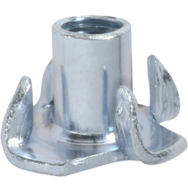 Auveco 24120, Tee Nut Zinc 1/4-20 4 Prong, Pack Size: 50 - WhaleSupply.com