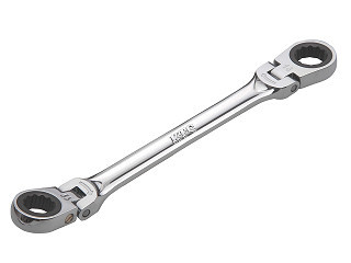 KTC MR1-0607F, Double-Flex Ratchet Box End Wrench - WhaleSupply.com