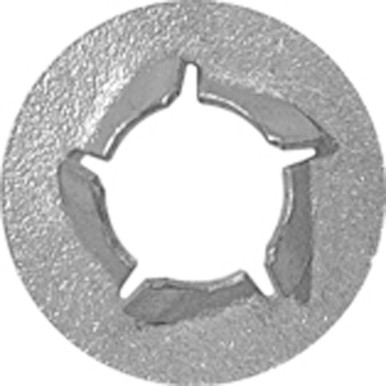 Auveco 12124, Pushnut Bolt Retainer M6.3-1.0 12.7Mm Od -Zinc, Pack Size ...