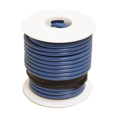 Auveco 12422, Plastic Primary Wire Blue 25' 14 Gauge - WhaleSupply.com