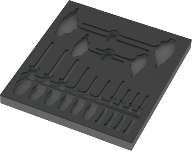 Wera 137312, 9812 Foam Insert Torx® HF Screwdriver Set 1, Empty, 344 x ...