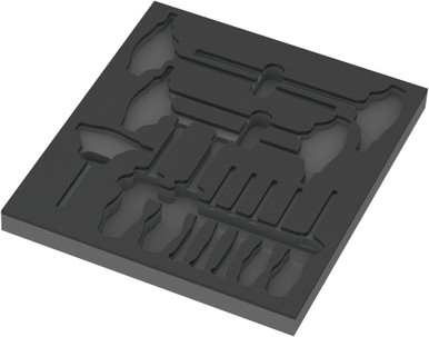 Wera 137313, 9813 Foam Insert Hex Screwdriver Set 1, Empty, 344 x 30 x ...