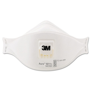 3M 9211+, Aura Particulate Respirator, Box of 10 - WhaleSupply.com