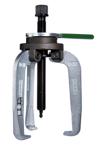 KUKKO 12-1, 3-arm puller "Alligator" 100 x 100 mm with fixed puller ...