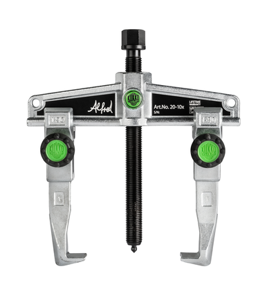 KUKKO 20-10x, 2-arm universal puller 120 x 100 mm with quick adjustable ...
