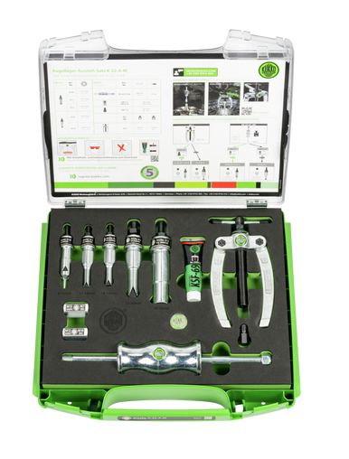 KUKKO K-22-A-M, Ball Bearing Puller Set with Counter Stay, Sliding ...