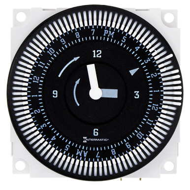 Intermatic FM1STUZ-120U, 24-Hour 120V Electromechanical Panel Mount ...