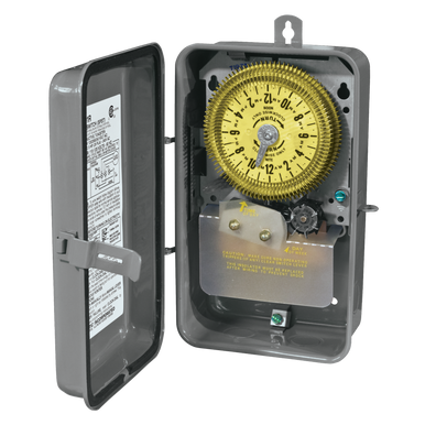 Intermatic T1976R, 24-Hour Mechanical Time Switch with Skip-a-Day, 208 ...