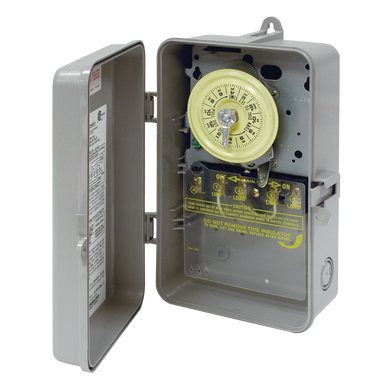 Intermatic T103P, 24-Hour Mechanical Time Switch, 120 VAC, 60Hz, DPST ...