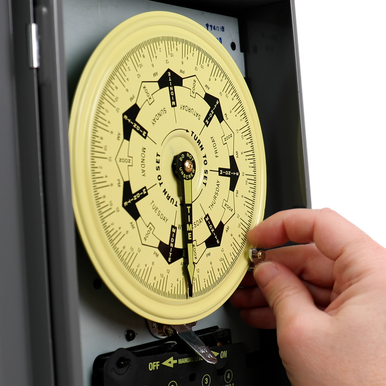 Intermatic T7401B, 7-Day Mechanical Time Switch, 120 VAC, 60Hz, 4-SPST ...