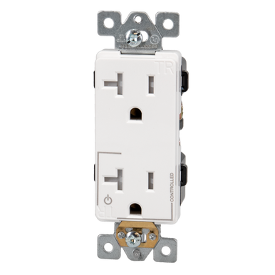 Intermatic IOS-DPLR-WH, Commercial Grade Decorator Plug Load Receptacle ...
