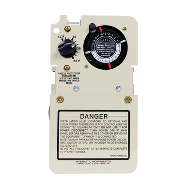 Intermatic PF1103MT, Freeze Protection Timer with Thermostat for 120 ...