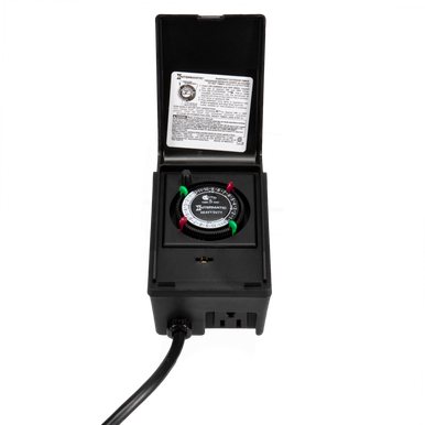 Intermatic P1121, Outdoor Mechanical Plug-In Timer with Built-In ...