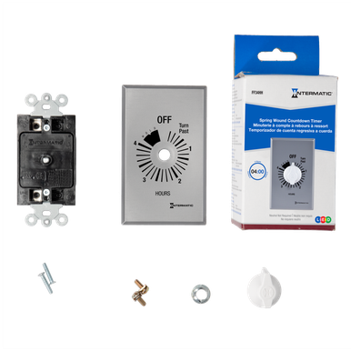 Intermatic FF34HH, Spring Wound Countdown Timer, Commercial, 125-277 ...