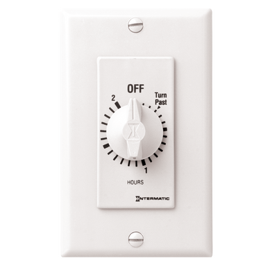 Intermatic FD32HW, Spring Wound Countdown Timer, Decorator Style, 125 ...