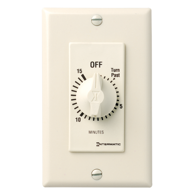 Intermatic FD15MAC, Spring Wound Countdown Timer, Decorator Style, 125 ...
