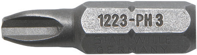 Stahlwille 08010000, 1220 Phillips Screwdriver Bit - PH0 - WhaleSupply.com