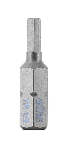Wiha 71936 Security Hex Bit 1/8 - 25mm - 10 Pack - WhaleSupply.com