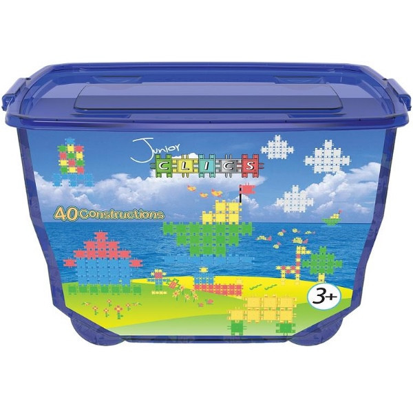 Clics Junior Box Construction Set, 475 Pieces - Endeavour Toys