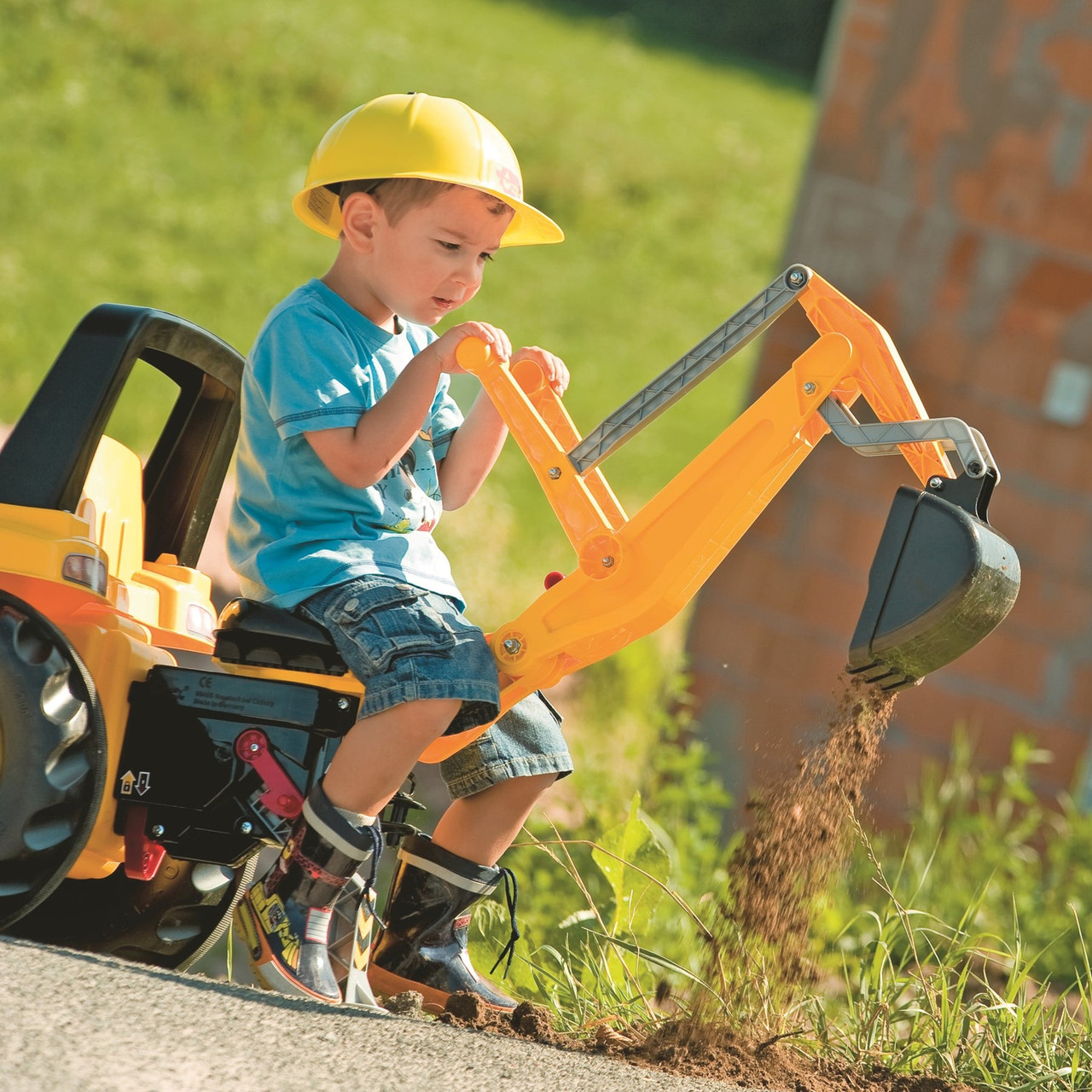 CAT Front Loader Pedal Tractor with Backhoe - Endeavour Toys