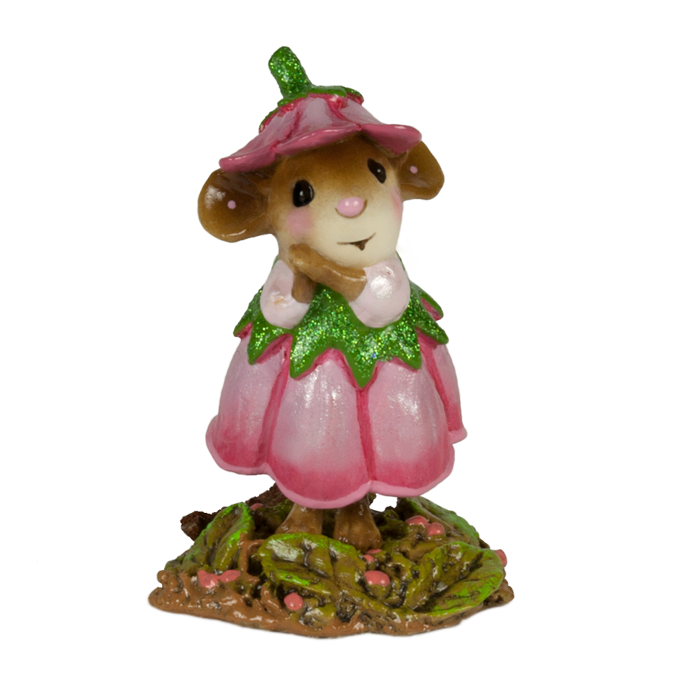 Wee Forest Folk M-640 Wee Flower Mouse of the Month