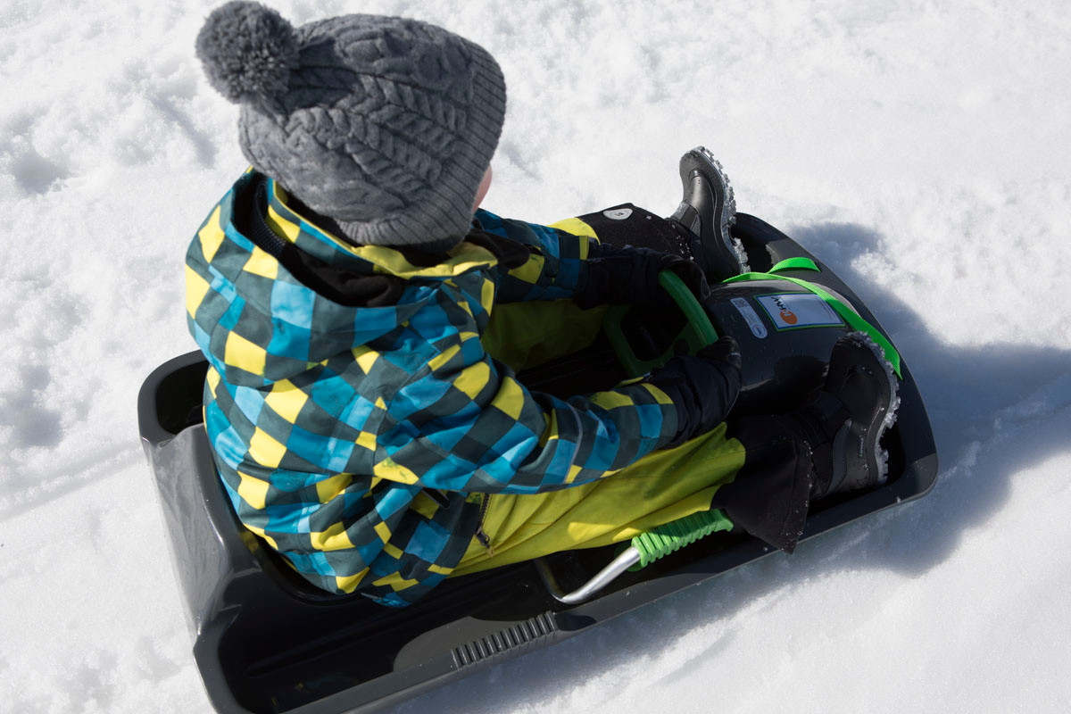 Kettler Snow Fox Sled - Anthracite - Endeavour Toys