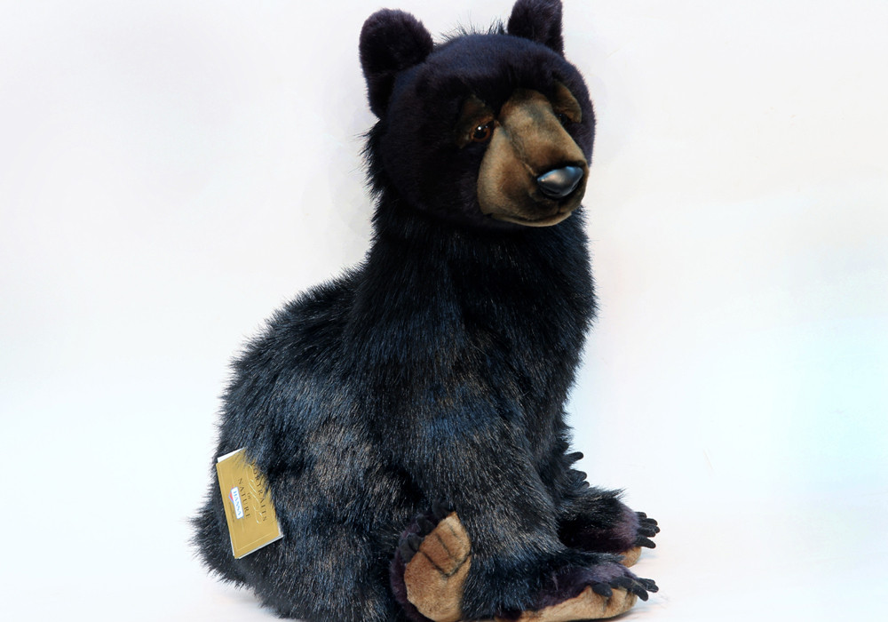 Hansa Black Bear Cub, 16'' - Endeavour Toys