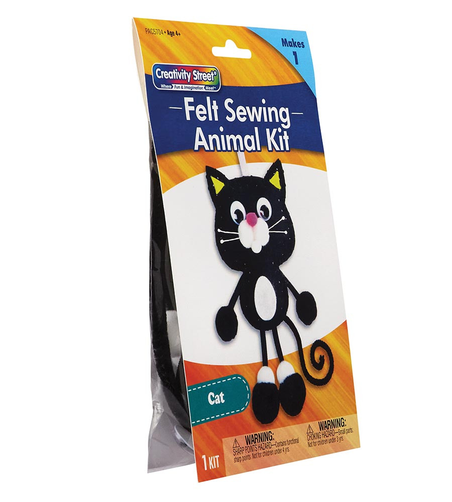 Cat Felt Sewing Animal Kit - Set of 6 - Endeavour Toys