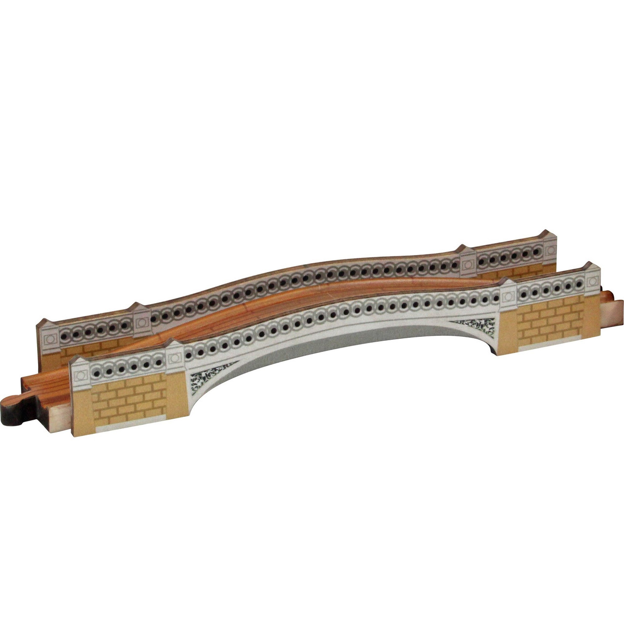Wooden Train Track Bow Bridge By Maple Landmark - Endeavour Toys