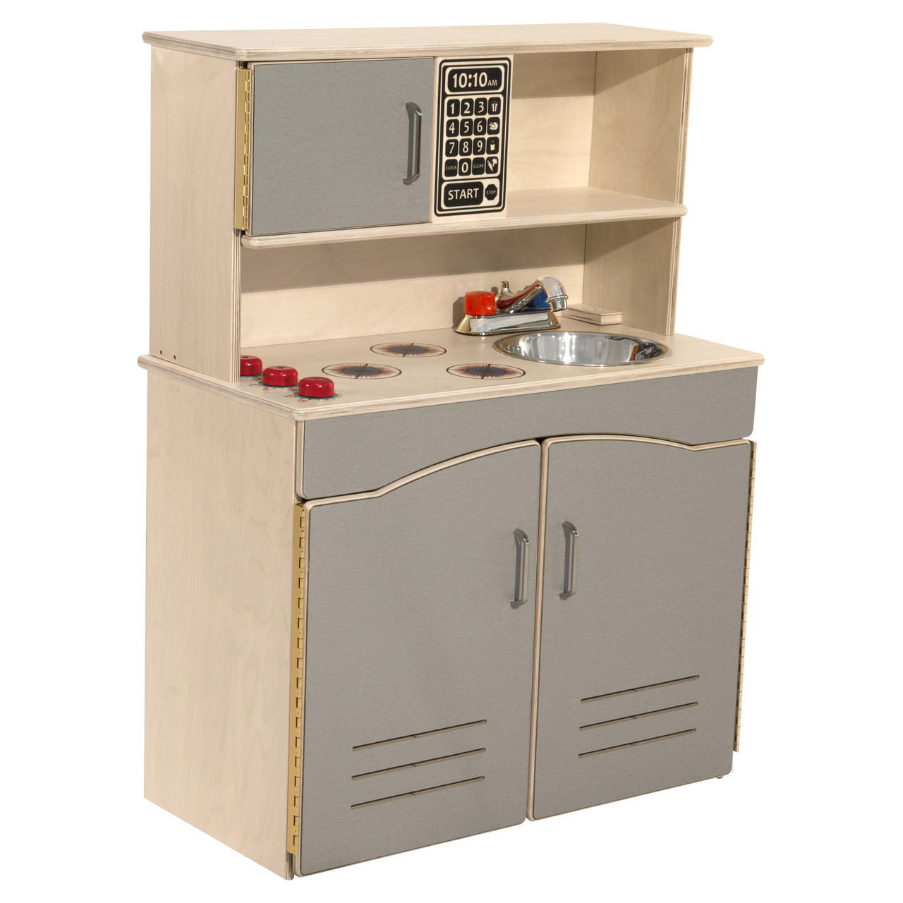 Stainless Steel 5-in-1 Play Kitchen Center - Endeavour Toys