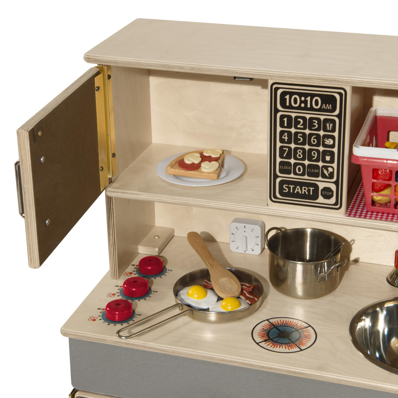Stainless Steel 5-in-1 Play Kitchen Center - Endeavour Toys