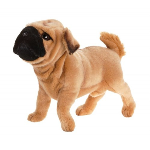 Hansa Pug Dog, 15''L x 11''H - Endeavour Toys