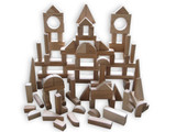 Beka Wooden Blocks - 90 Piece Special Shapes Collection - Endeavour Toys