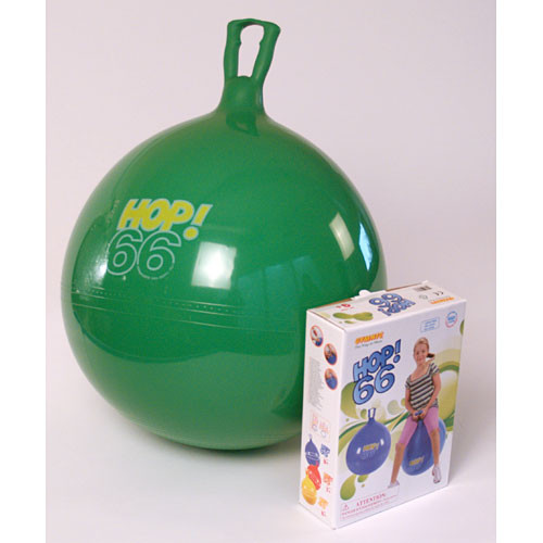 Gymnic Hop Ball 66 - 26 Inch Green - Endeavour Toys