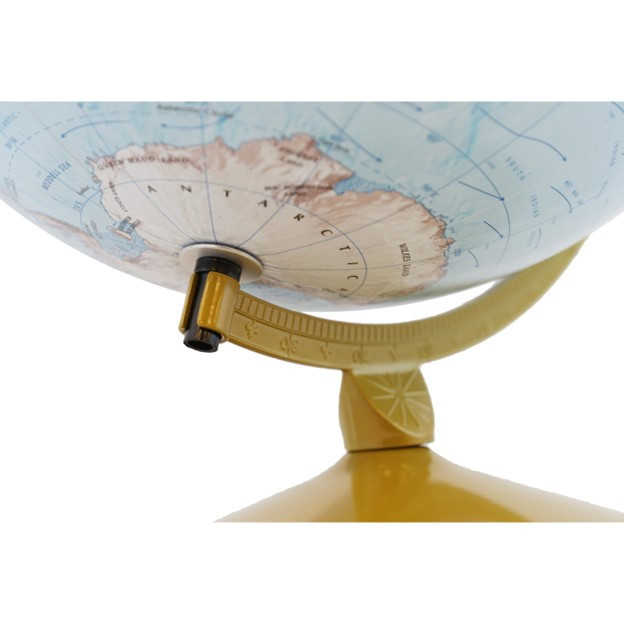 Explorer 12 Inch Blue Raised Relief Desk Globe - Endeavour Toys