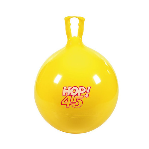 Gymnic Hop Ball 45 - 18 Inch Yellow - Endeavour Toys