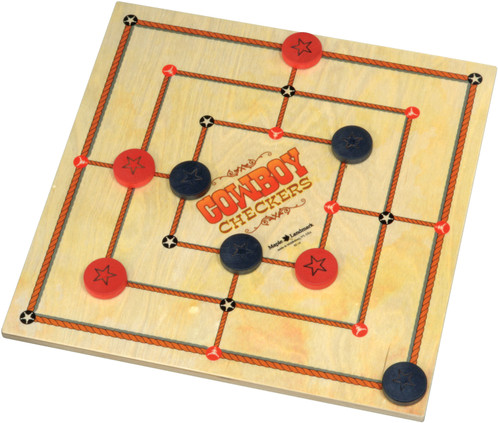 Cowboy Checkers by Maple Landmark - Endeavour Toys