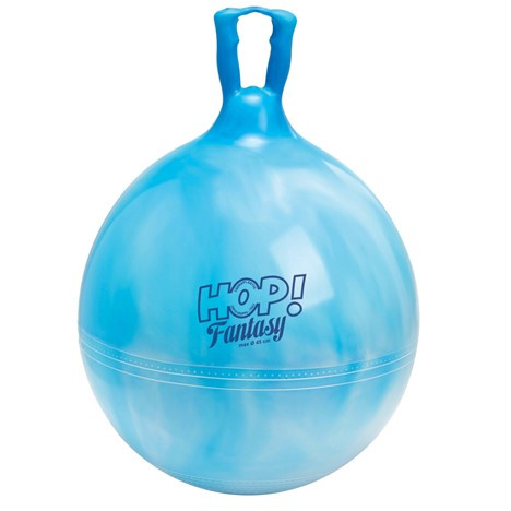 Gymnic Hop Ball 45 - 18 Inch Blue Swirl - Endeavour Toys
