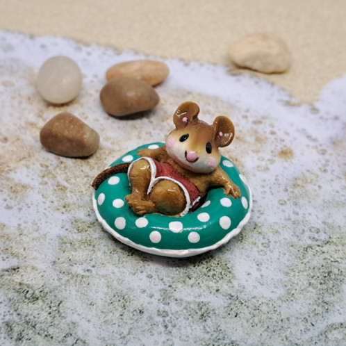 Wee Forest Folk Miniatures M-138 - Fun Float (Teal w/ Dots) - Endeavour ...