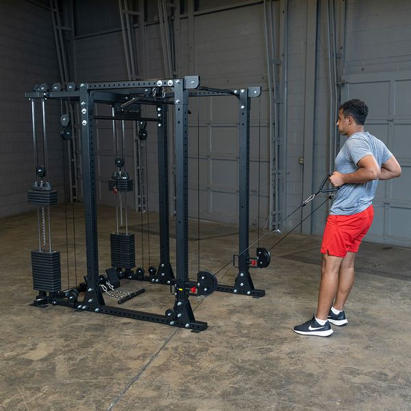 Body-Solid GPR400 Power Rack w/ Functional Trainer (210 lb. Stacks)