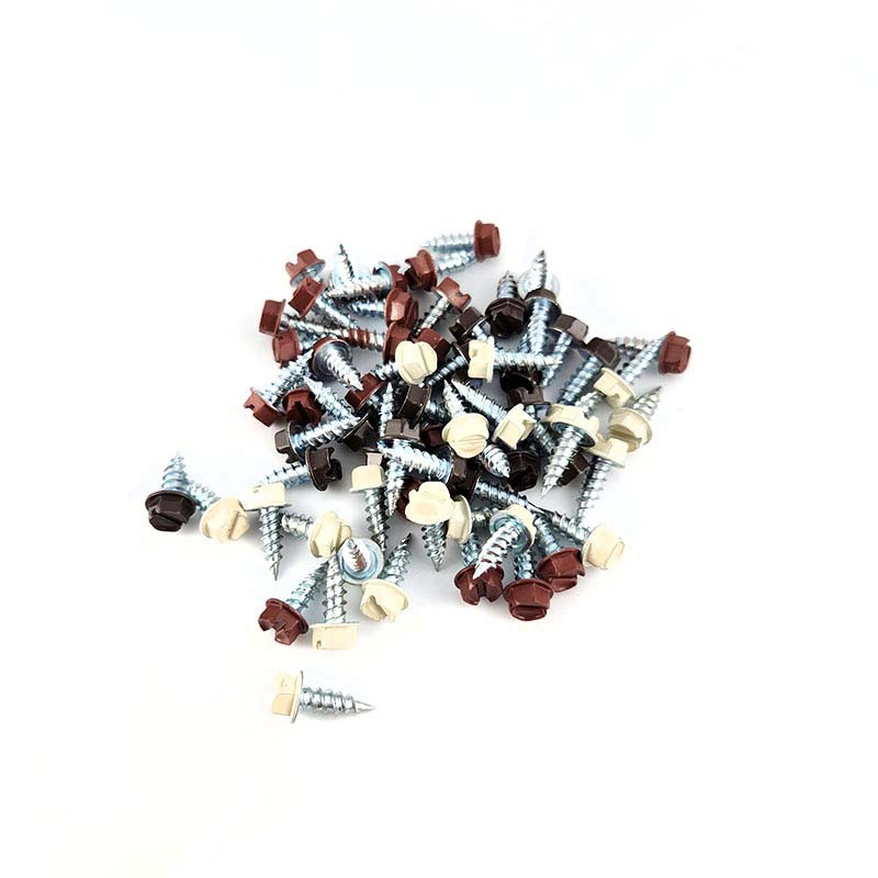 Sheet Metal Screws (SMS) #8 x 1/2" 100 pack, various colors - A&S ...