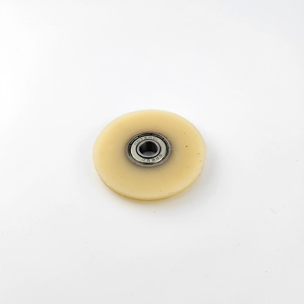 Concave Nylon Wheel clear for 0.220 Round Spline w/Bearing