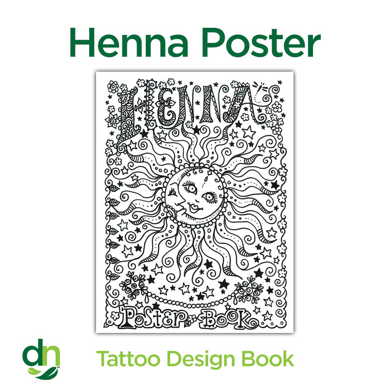 Henna Poster Book | Shop Henna Tattoo Designs - HennaKing.com