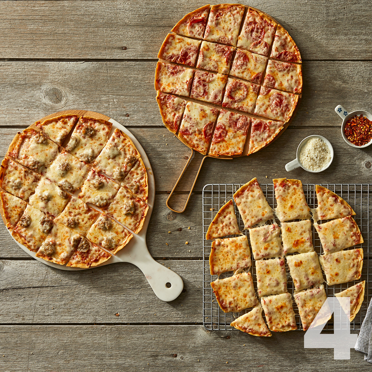 4 Lou Malnati's Thin Crust Pizzas | Tastes of Chicago