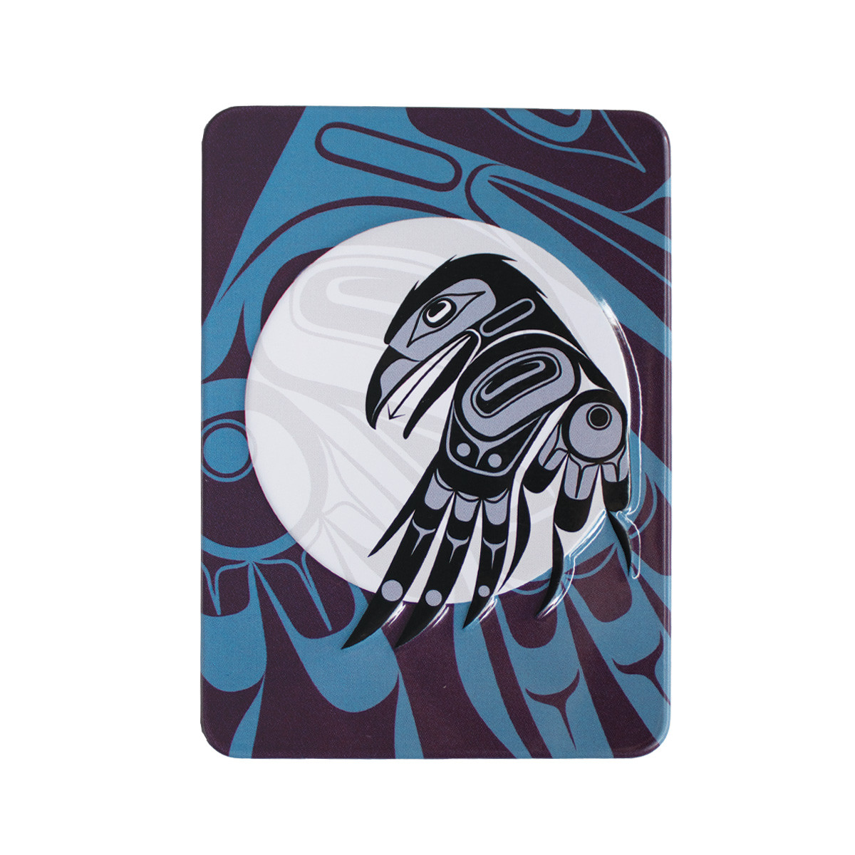 Embossed Metal Magnets Featuring Indigenous Art - Native Northwest
