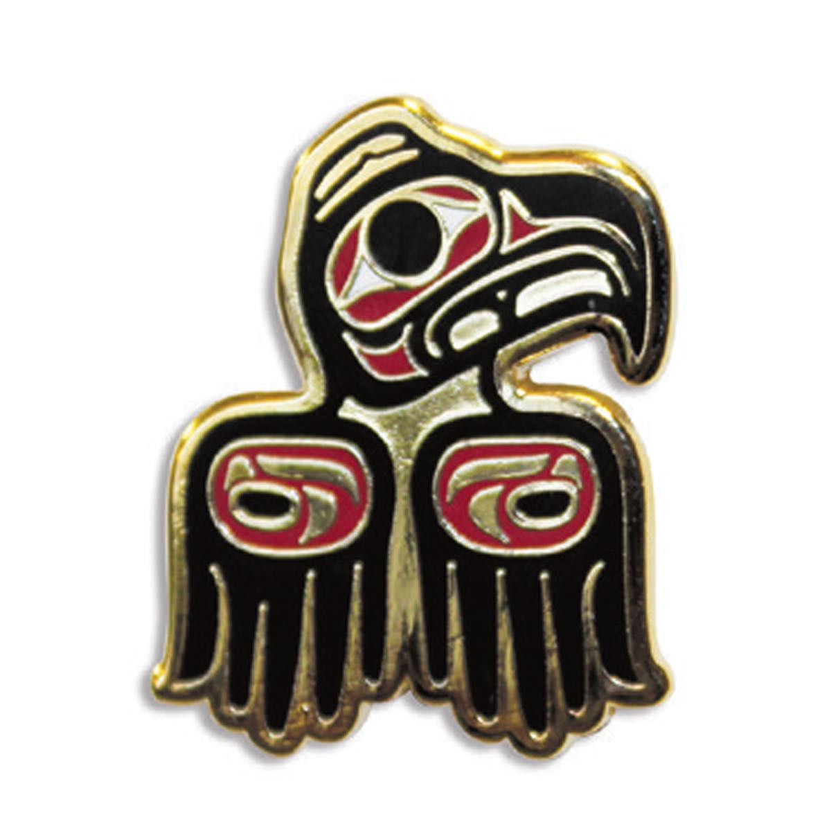 Enamel Pin - Eagle Tradition, Donnie Edenshaw, Haida | Native Northwest