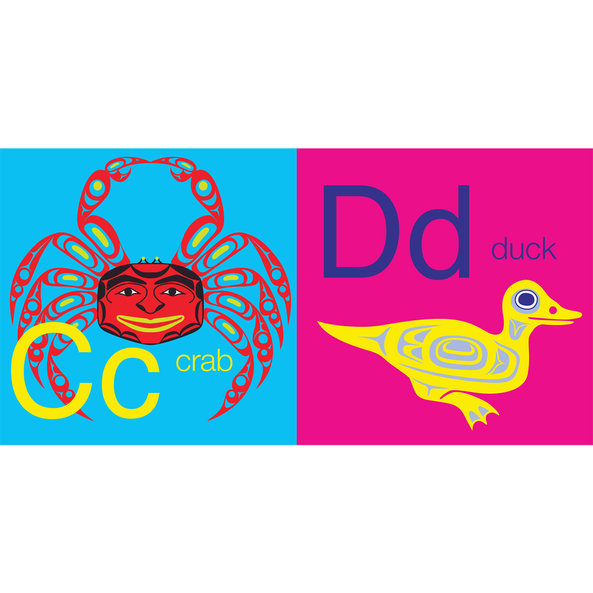 Board Book - Learn the Alphabet, Various Artists | Native Northwest