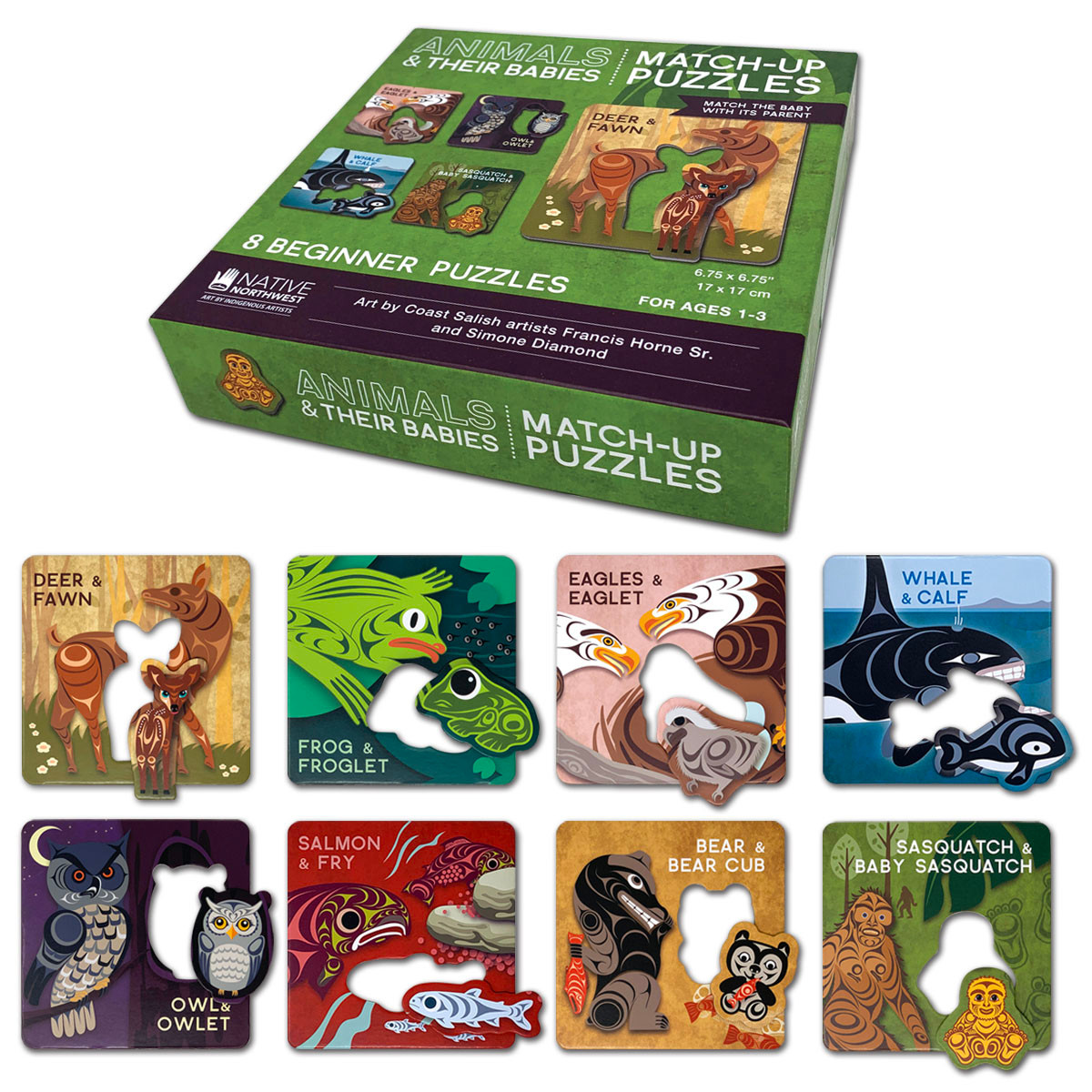 Kids Puzzles Featuring Indigenous Art - Native Northwest