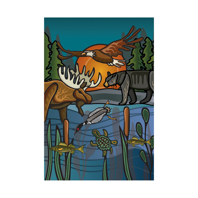 Folding Cards & Postcards - Indigenous Designed Stationery - Native ...